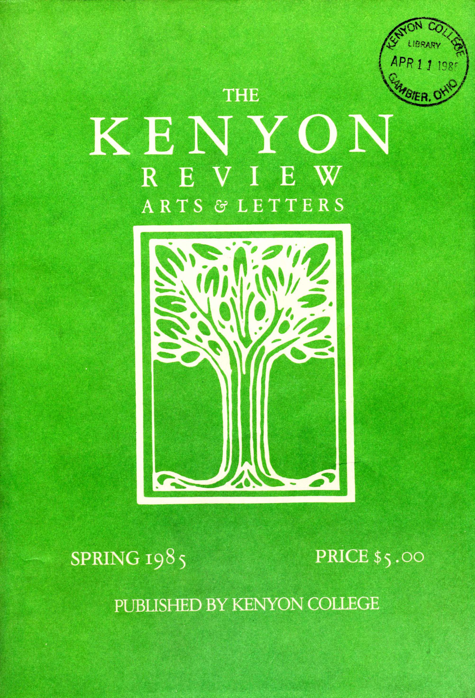 The Name of Frailty - The Kenyon Review