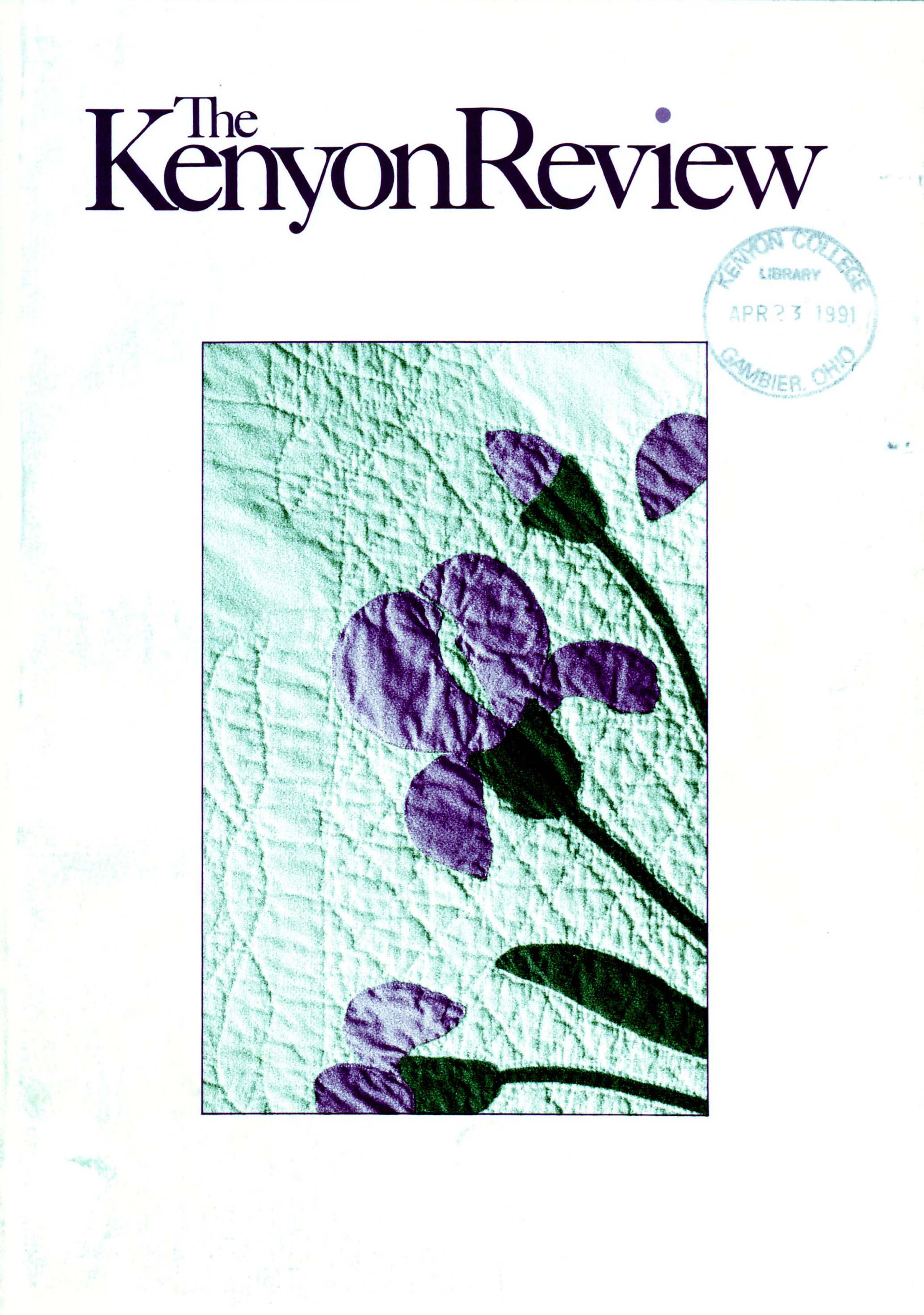 Modern History - The Kenyon Review